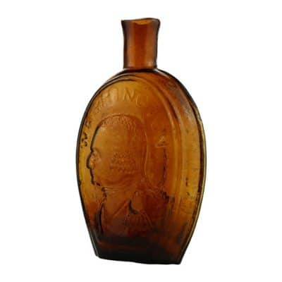 GI-105 • "Jeny Lind" and Bust - Factory Calabash Flask - FOHBC Virtual ...