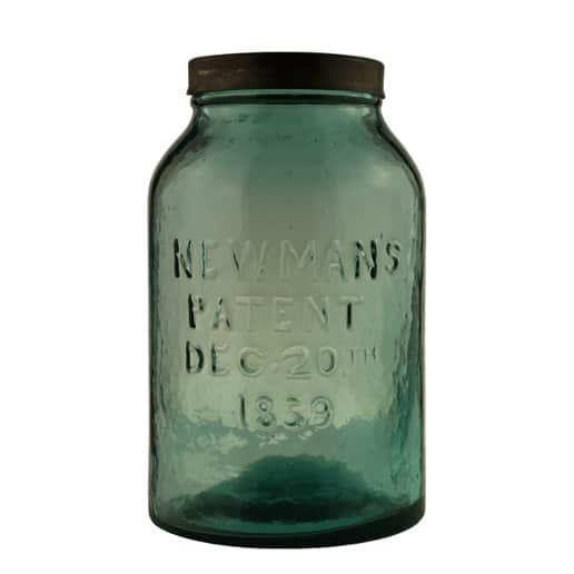 Newman’s Patent 1859 Jar – FOHBC Virtual Museum of Historical Bottles ...