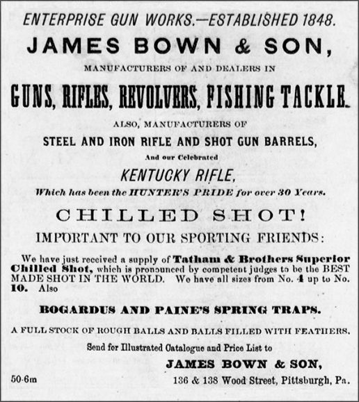 Jas. Bown & Son – Pittsburgh – FOHBC Virtual Museum of Historical ...