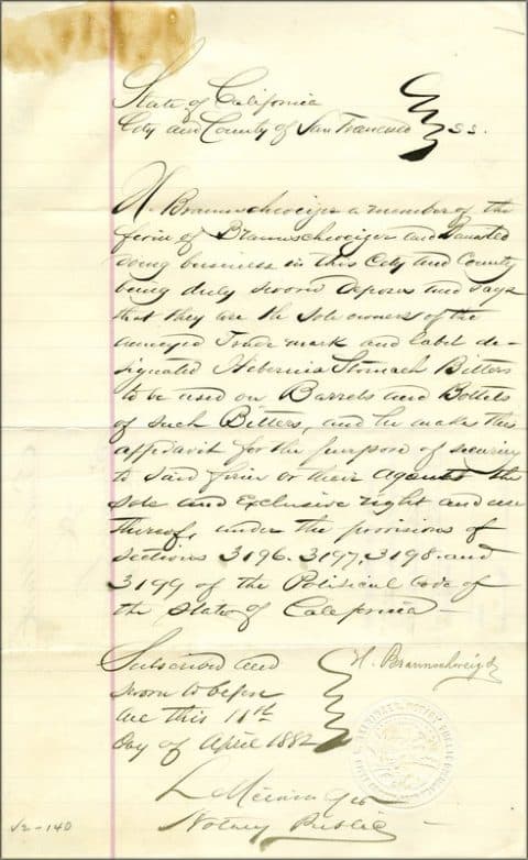 Hibernia Bitters - FOHBC Virtual Museum of Historical Bottles and Glass