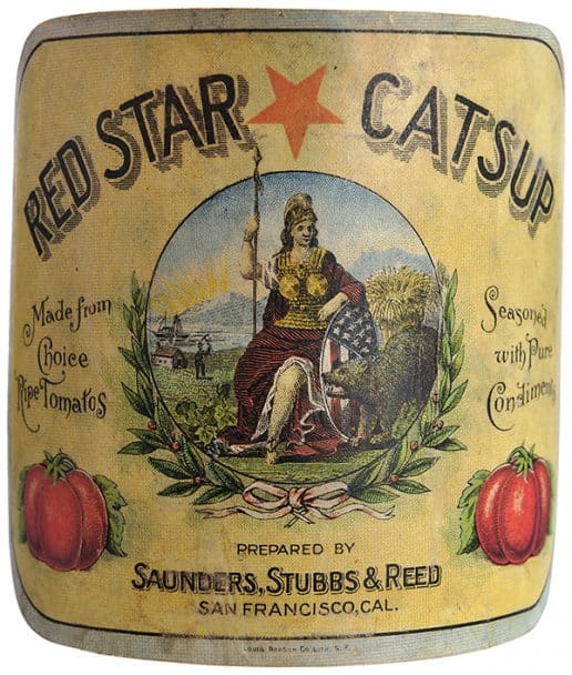 Red Star Catsup - FOHBC Virtual Museum of Historical Bottles and Glass