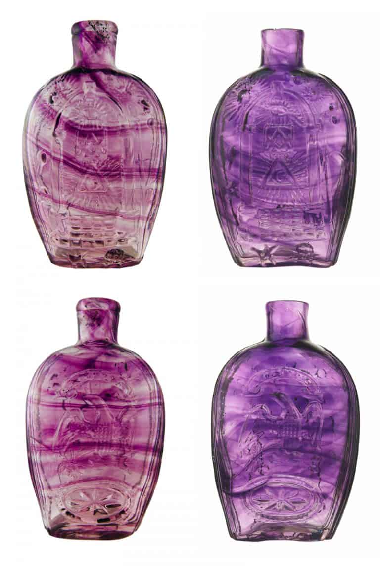 GIV-7 • Masonic Arch – Eagle Flask “Candy Cane” – FOHBC Virtual Museum ...