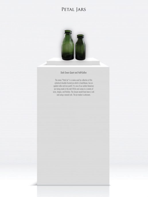 Petal Jar – Green – FOHBC Virtual Museum of Historical Bottles and Glass