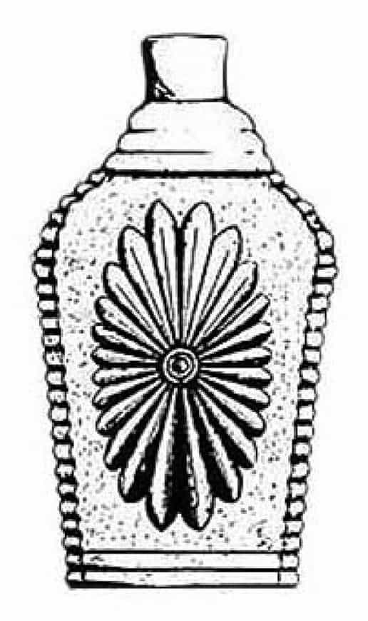 GVIII-5a • Sunburst Flask - FOHBC Virtual Museum of Historical Bottles ...