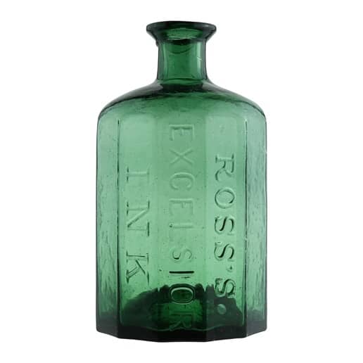 Ross’s Excelsior Ink – FOHBC Virtual Museum of Historical Bottles and Glass