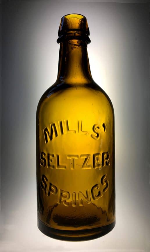 Mills’ Seltzer Springs – FOHBC Virtual Museum of Historical Bottles and ...