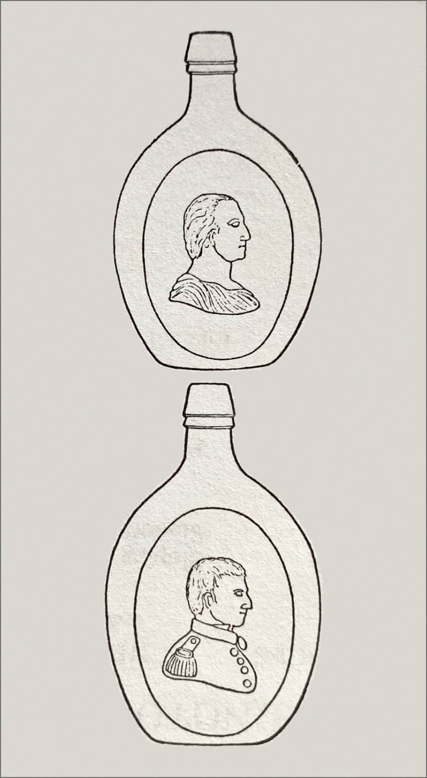 GI-54 • Washington–Taylor Portrait Flask - FOHBC Virtual Museum of ...