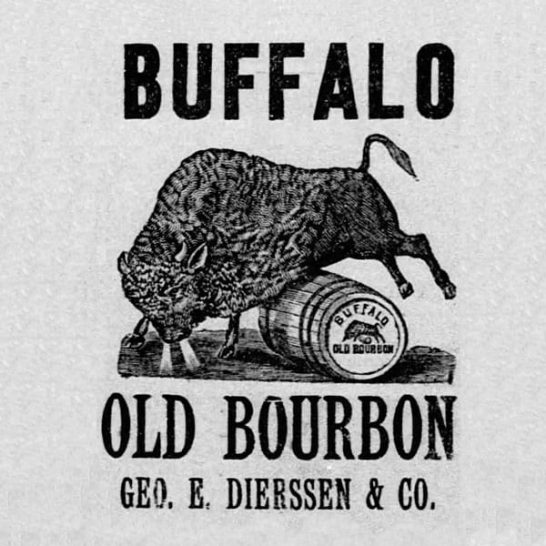 Buffalo Old Bourbon – FOHBC Virtual Museum of Historical Bottles and Glass