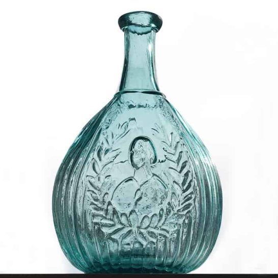 GI-105 • “Jeny Lind” and Bust – Factory Calabash Flask – FOHBC Virtual ...