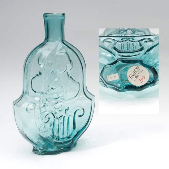 GI-108 • Jenny Lind Bust And Lyre Flask – FOHBC Virtual Museum of ...