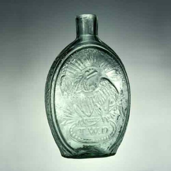 G1-14 • “General Washington” – Eagle Portrait Flask Cobalt – FOHBC ...