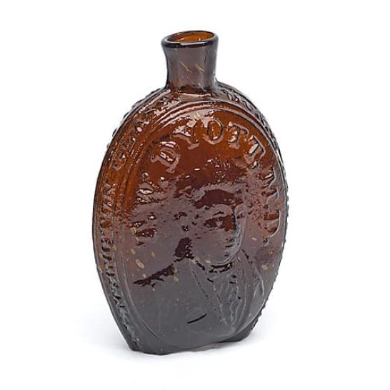 GI-94 • Franklin / Dyott Portrait Flask – FOHBC Virtual Museum of ...