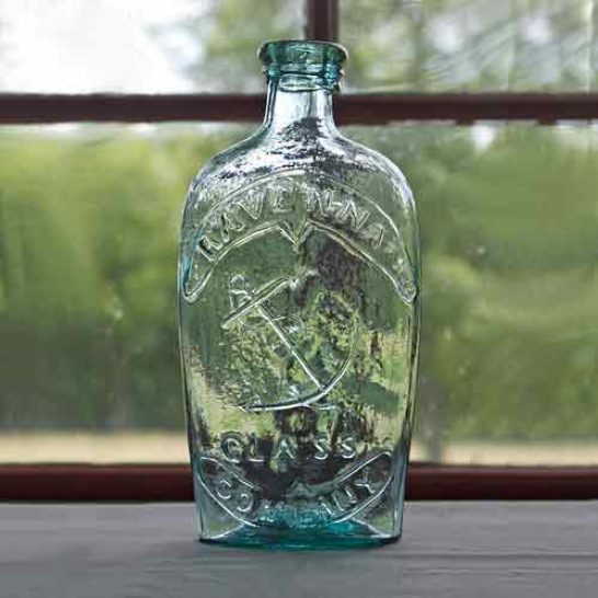 GII-37 • Eagle “Ravenna Glass Company” Anchor Flask – FOHBC Virtual ...