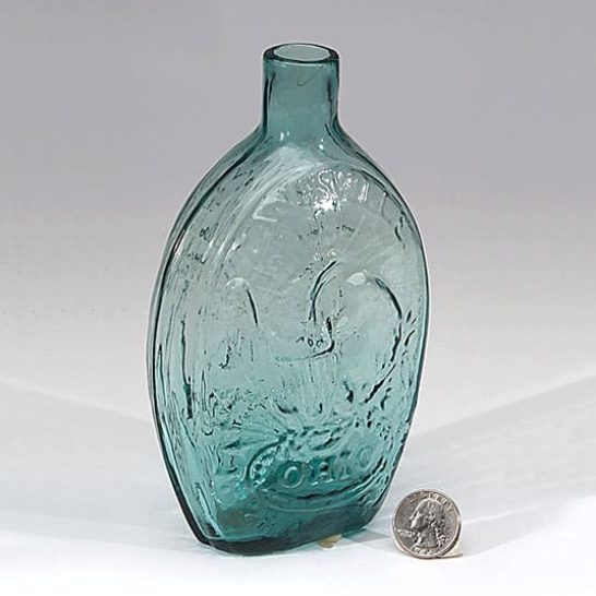 GIV-32 • Masonic Arch – Eagle Shepard Flask – FOHBC Virtual Museum of ...