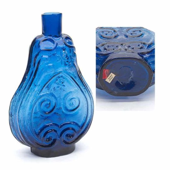 GIX-2 • Scroll Flask – FOHBC Virtual Museum of Historical Bottles and Glass