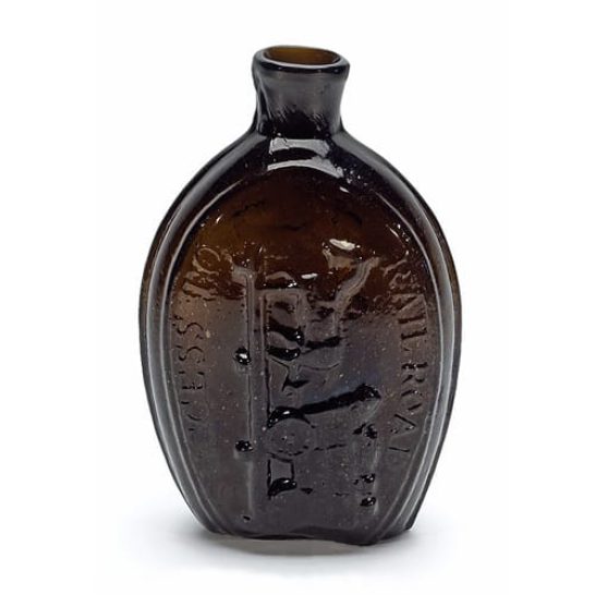 GV-5 • “Success To The Railroad” and Horse and Cart Flask – FOHBC ...