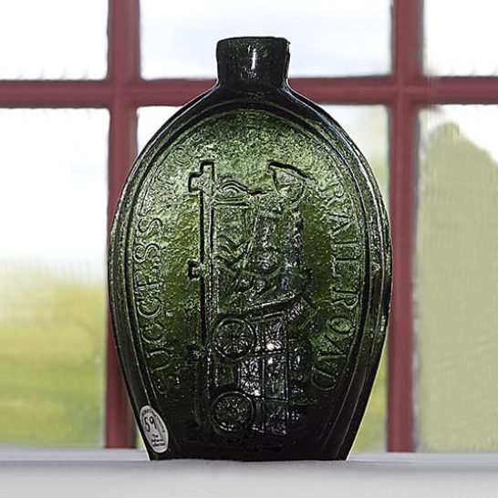GV-5 • “Success To The Railroad” and Horse and Cart Flask – FOHBC ...