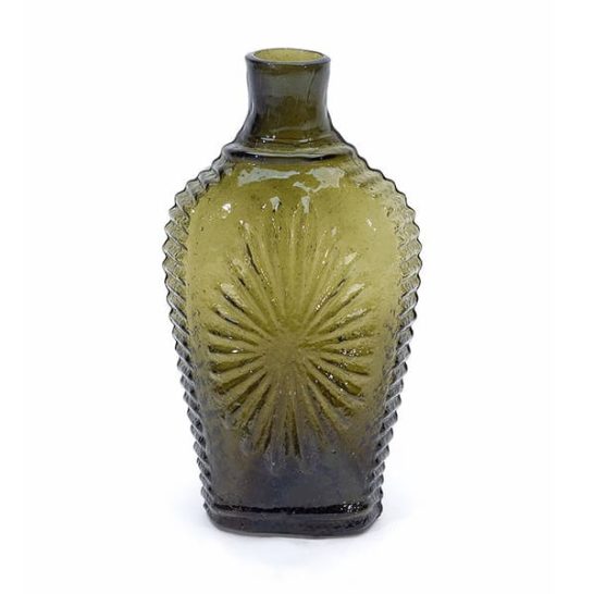 GVIII-18 • Sunburst Flask – FOHBC Virtual Museum of Historical Bottles ...
