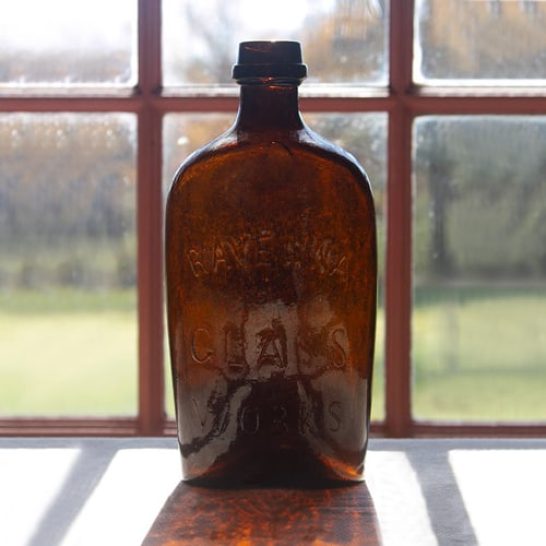 GXV-17 • “Ravenna Glass Works” Flask – FOHBC Virtual Museum of ...