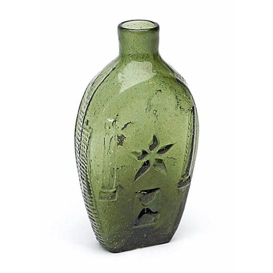 GIV-29 • Hourglass Masonic Flask – FOHBC Virtual Museum of Historical ...