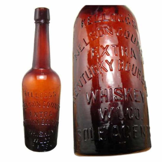 Kellogg’s Extra Kentucky Bourbon Whiskey – FOHBC Virtual Museum of Historical Bottles and Glass